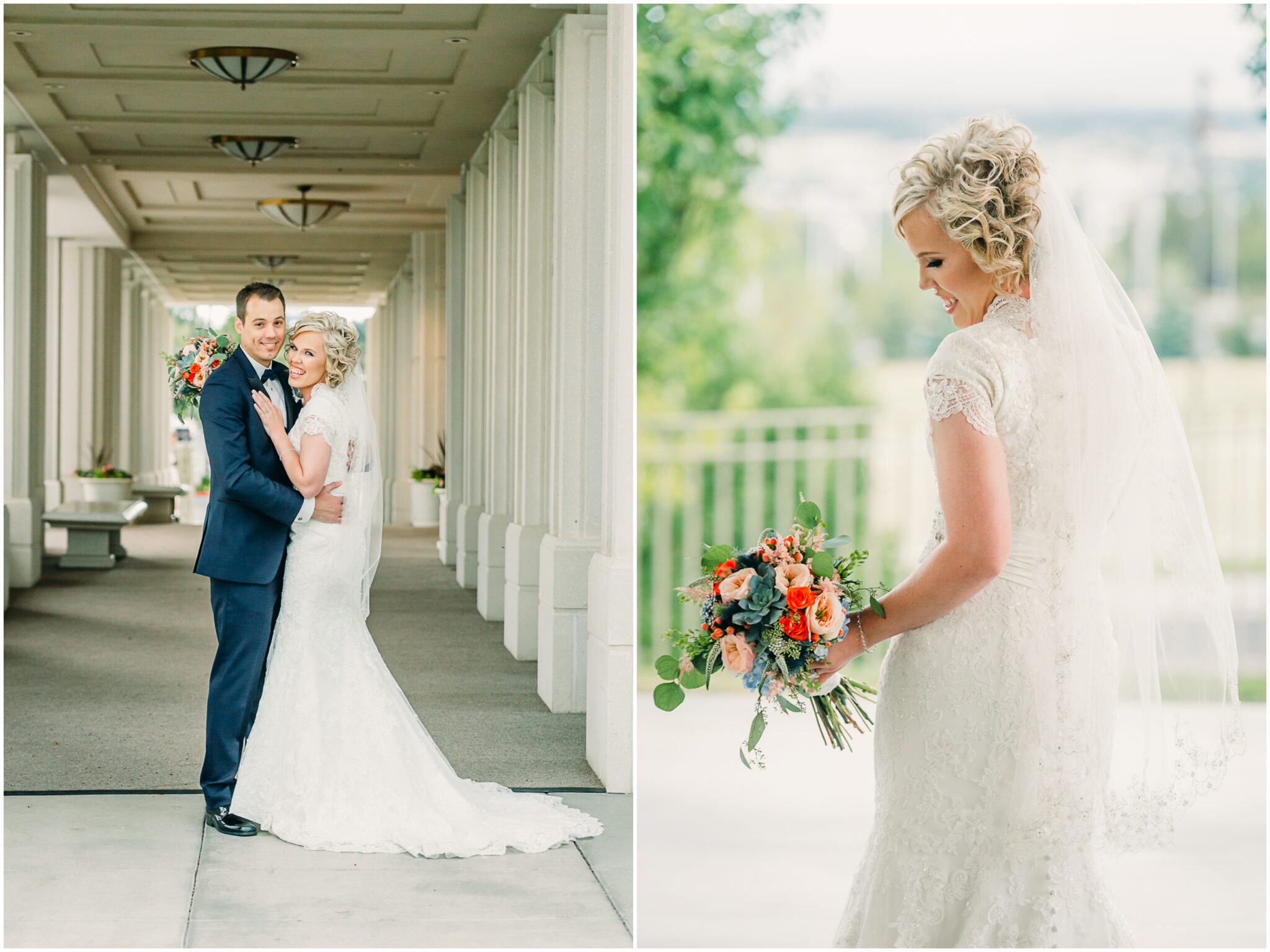 Idaho Summer Backyard River Wedding | Rexburg Temple - kendrasuephotos.com
